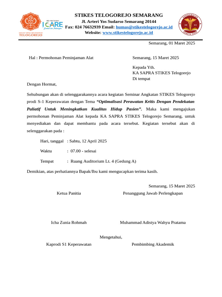 Peminjaman Alat - SIE PERKAP | PDF