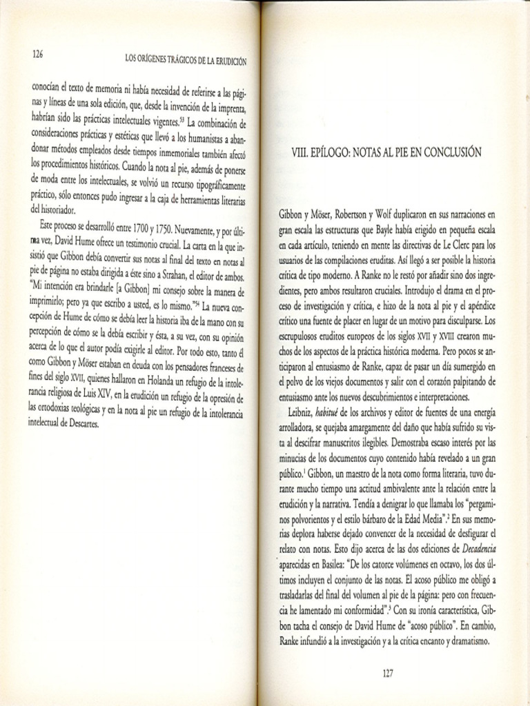 Los Origenes Trágicos de La Erudición | PDF