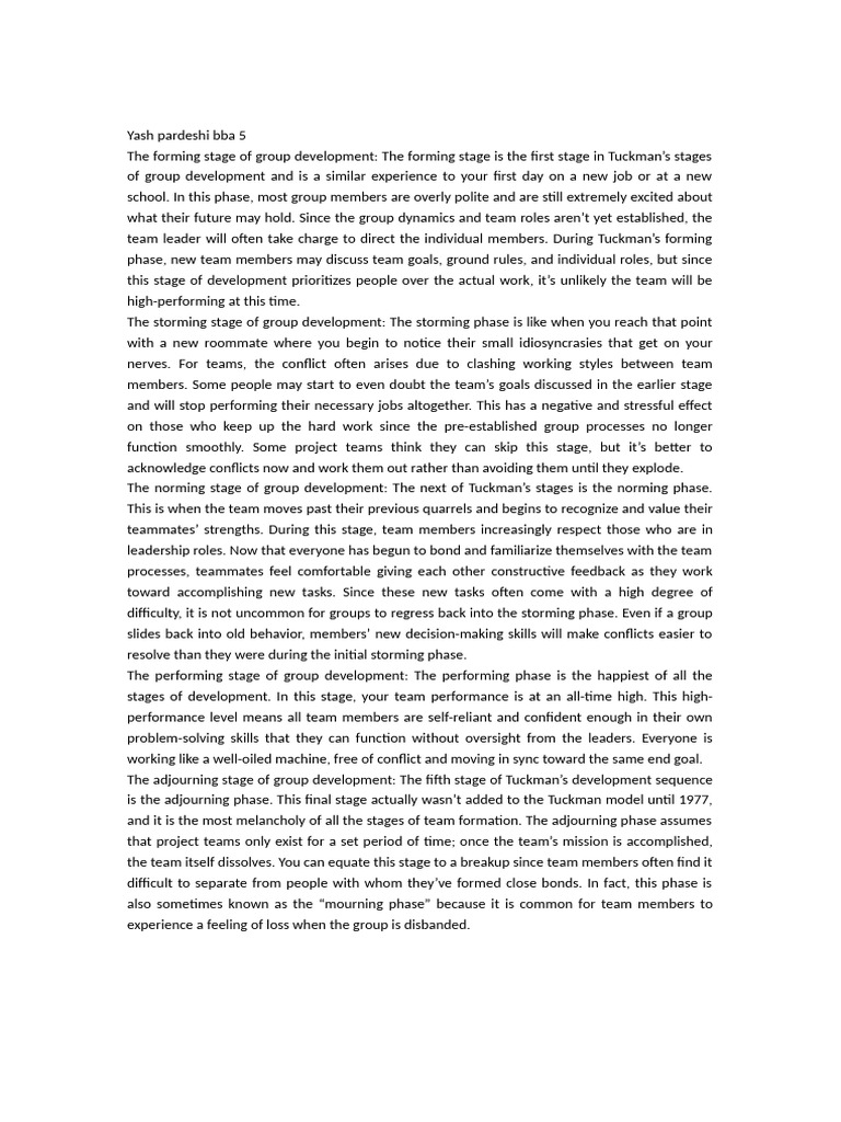 Yash Pardeshi Group Dynamics | PDF | Cognition | Psychological Concepts