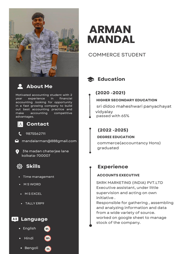 Arman Mandal CV | PDF