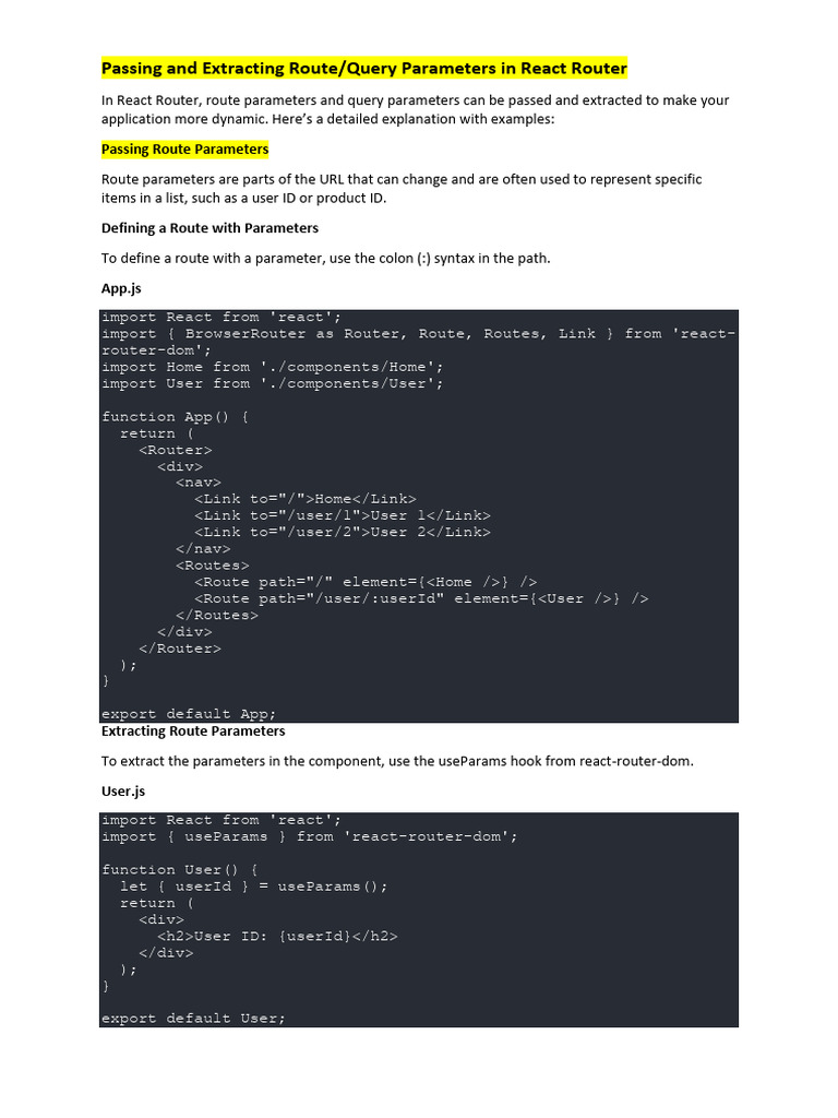 5.3 Switching Between Pages, Passing and Extracting Route Query ...