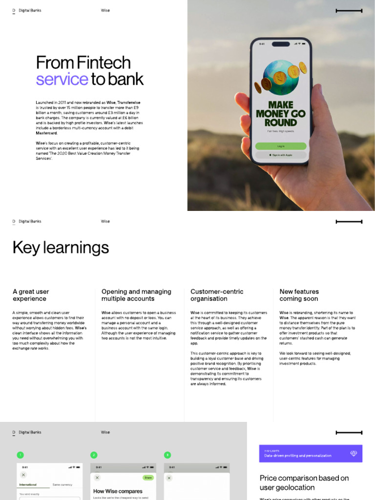 2023 Wise Mobile Banking | PDF