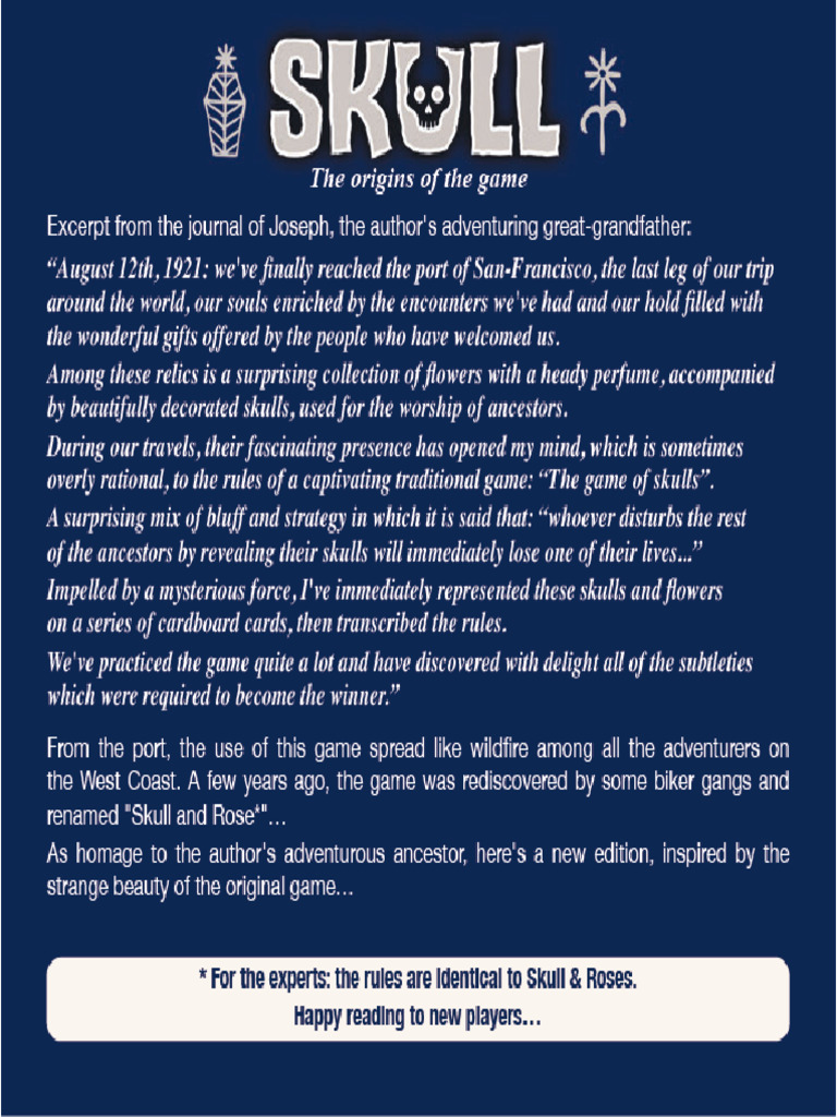 Skull Rules | PDF