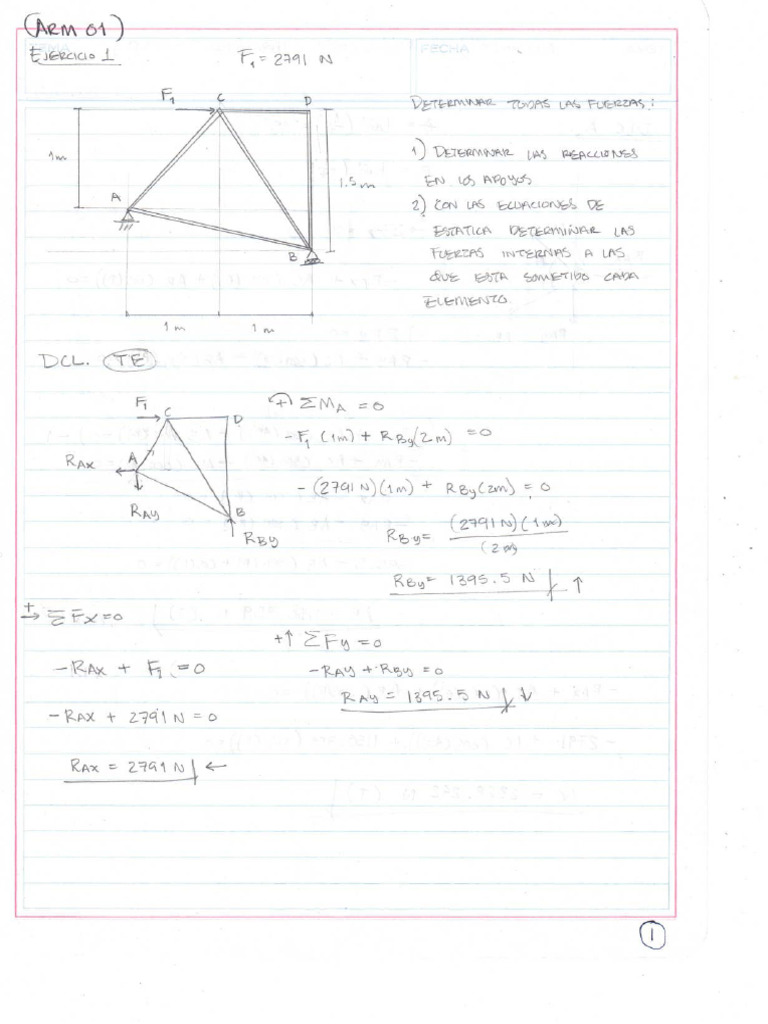 Ejercicios Estructuras Isoestaticas | PDF
