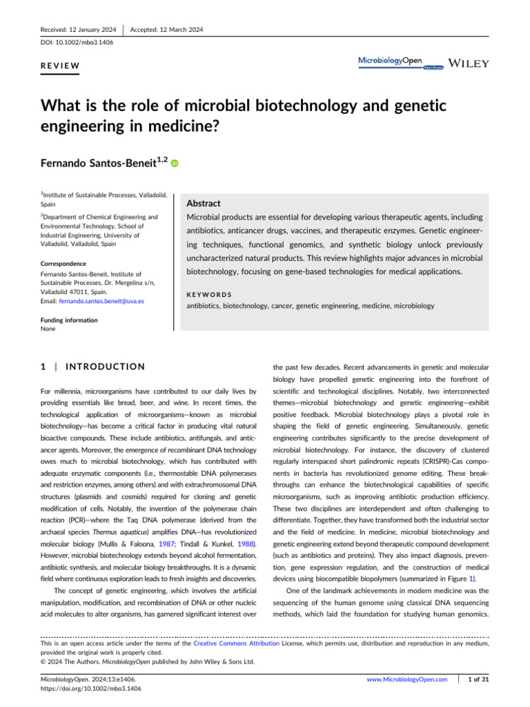 Microbial Biotechnology | PDF | Polymerase Chain Reaction | Biotechnology