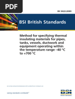 Bs 5422 Guide | PDF | Thermal Insulation | Duct (Flow)