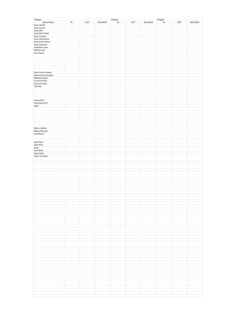 Komposisi Greenfield UHT dan Kopi | PDF
