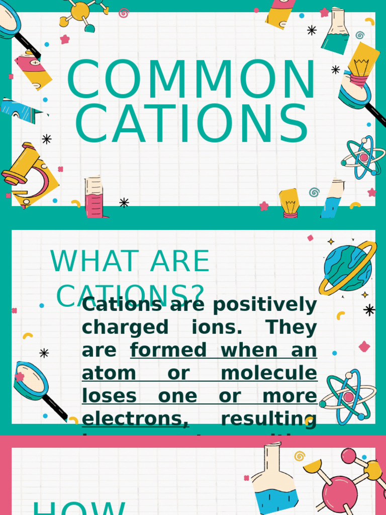 Common Cations | PDF