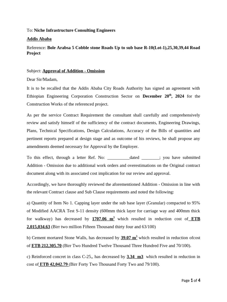 Wendimu R-39 44 Addition Omission | PDF