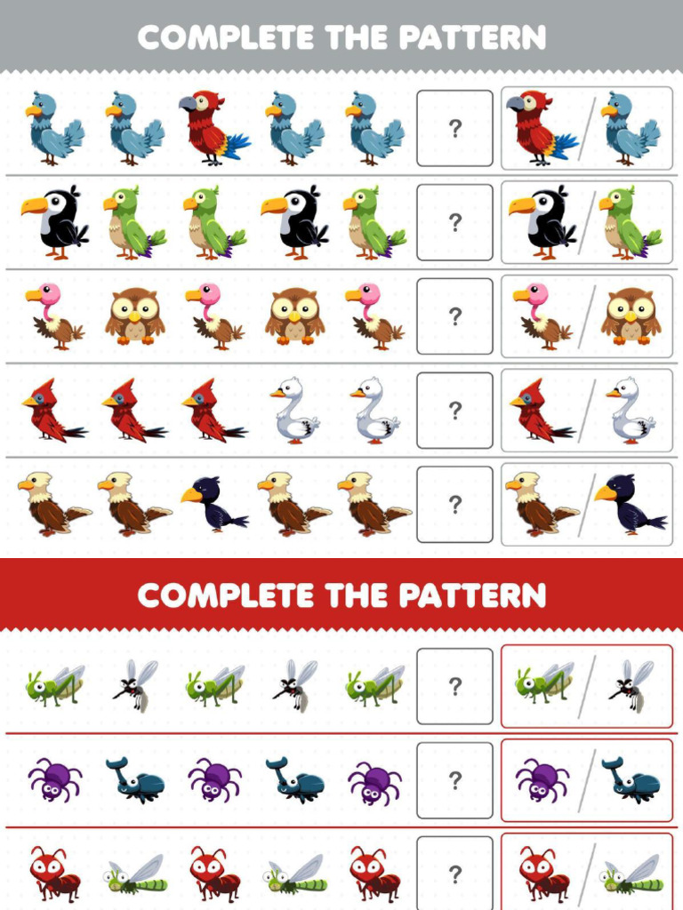 Complete The Pattern | PDF