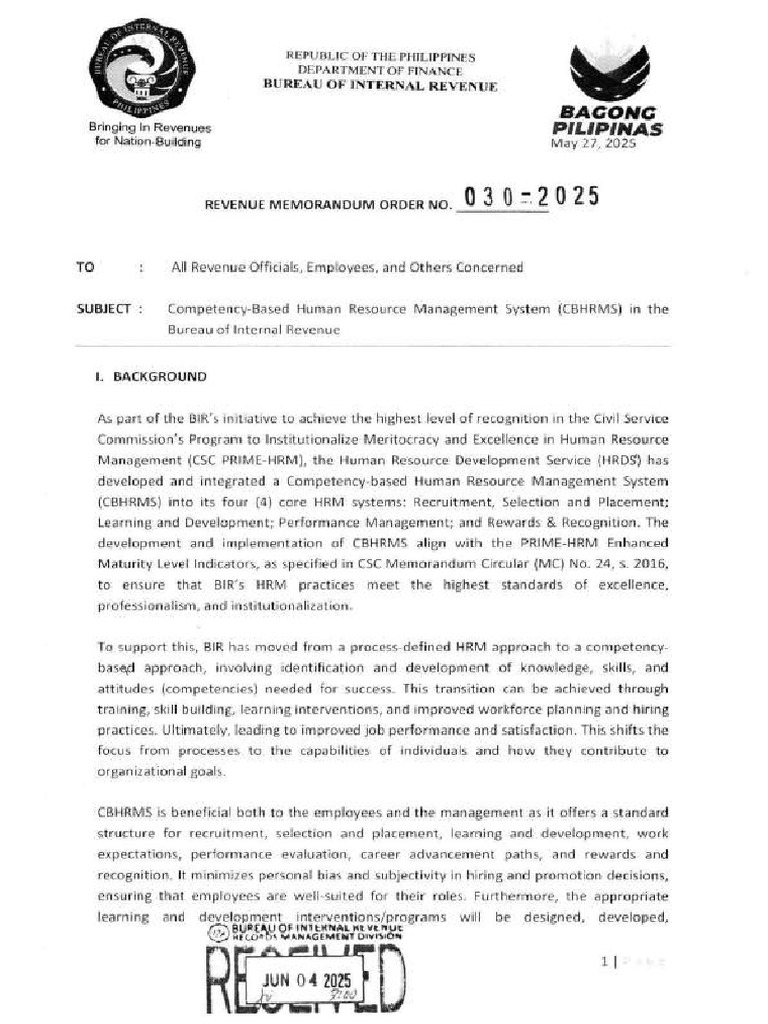 RMO No. 30-2025 - Compressed | PDF