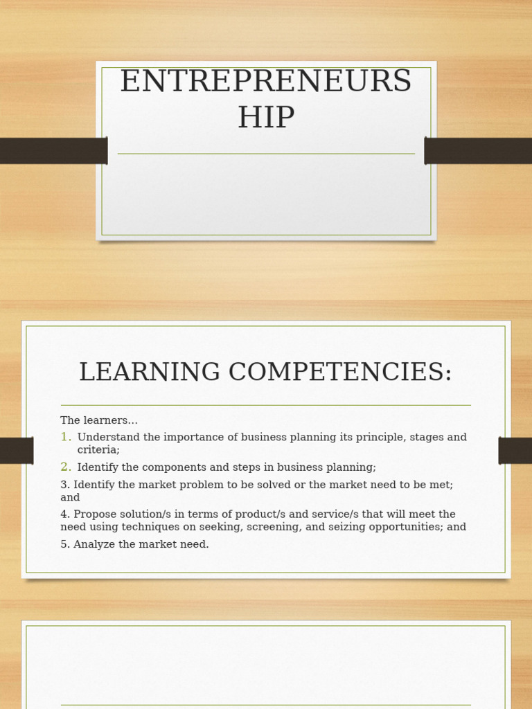 Business Planning Essentials for Entrepreneurs | PDF | Swot Analysis ...