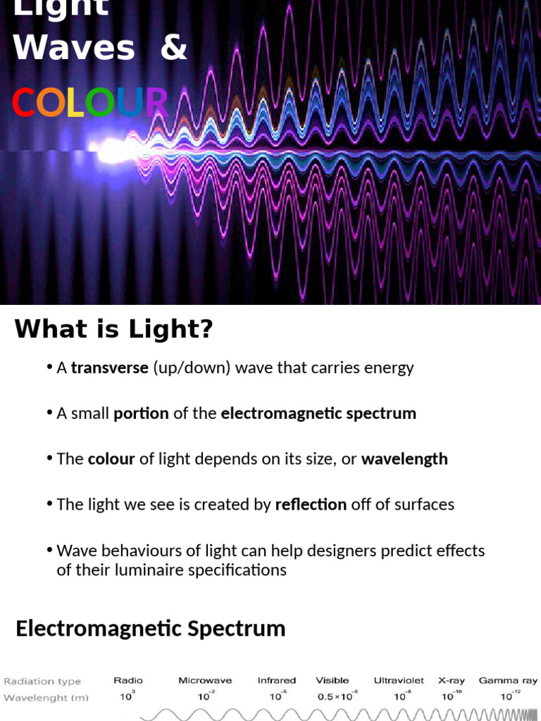 Week 2 - PPT2 - Light Wave Behav & Colour | PDF | Light | Reflection ...