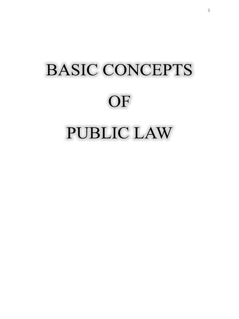 Public Law | PDF