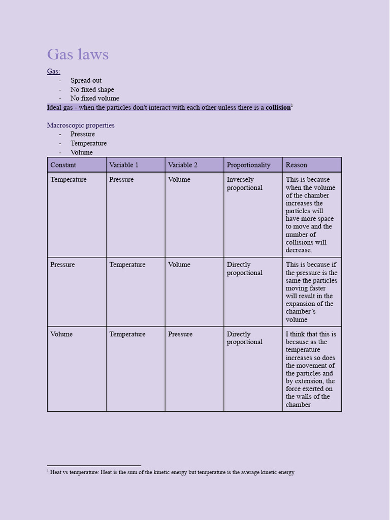 Understanding Gas Laws and Properties | PDF | Gases | Temperature