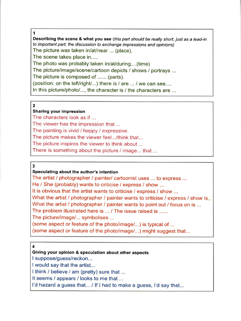 C1 Picture Description | PDF