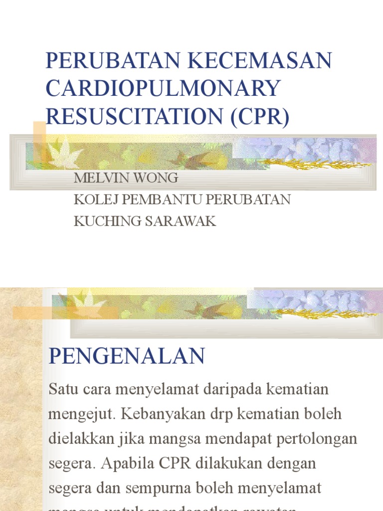 Panduan Resusitasi Kardiopulmonari | PDF