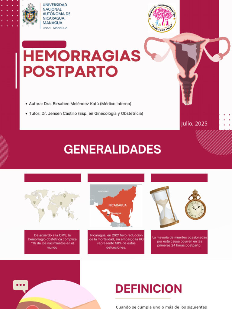 Hemorragias Postparto PDF | PDF | Especialidades Medicas | Medicina CLINICA