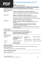 2025 UTS College Education Calendar | PDF | Academic Term | Educational ...