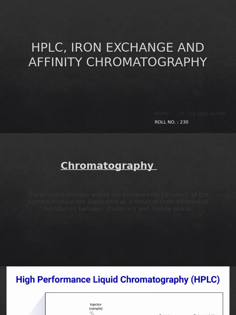 Affinity Chromatography Techniques Explained | PDF