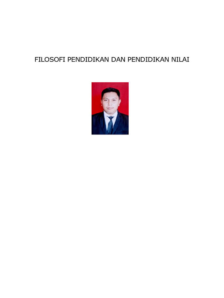 Paskalis Angga No - Ukg 202100220608 Jurnal Filosofi Pendidikan Pendidikan Nilai | PDF