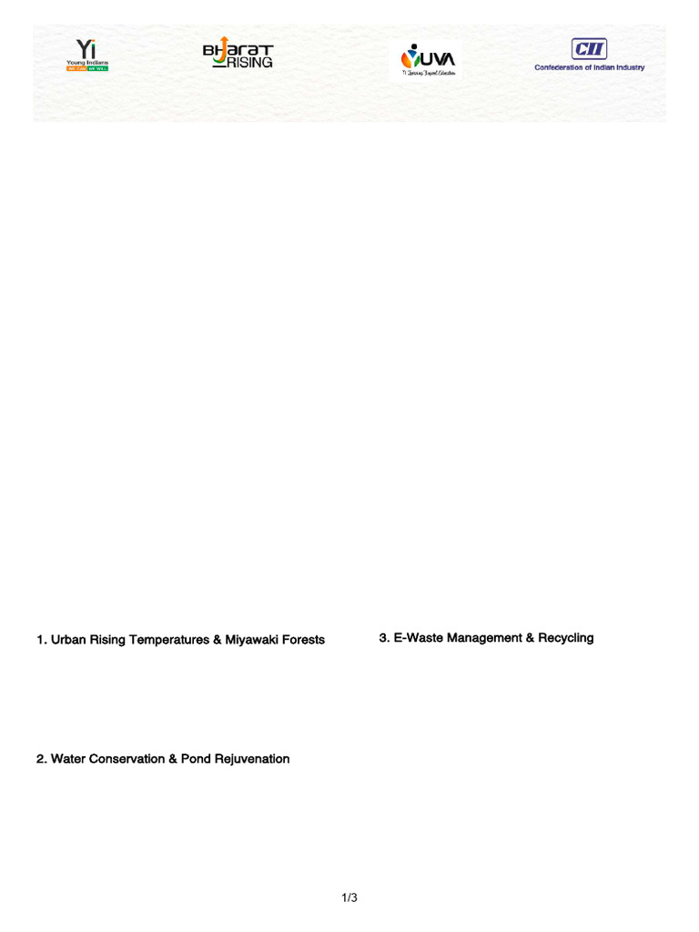 Yuva Future 5.0 Student Guidebook | PDF
