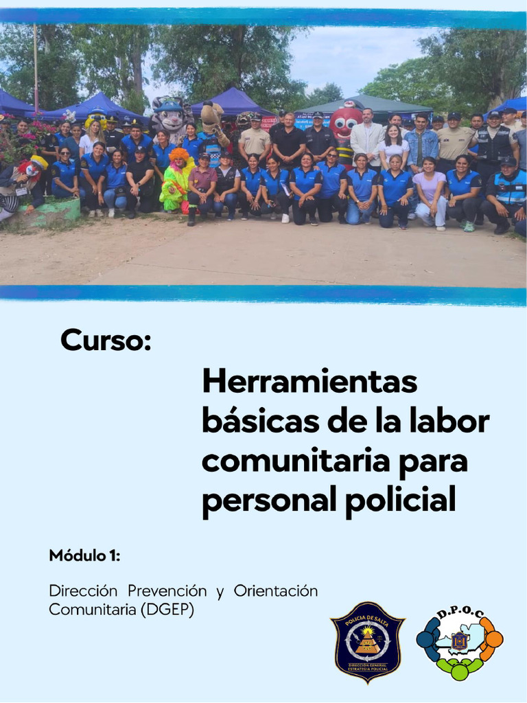 MÓDULO 1 - Comunitaria Curso | PDF | Policía | Valores
