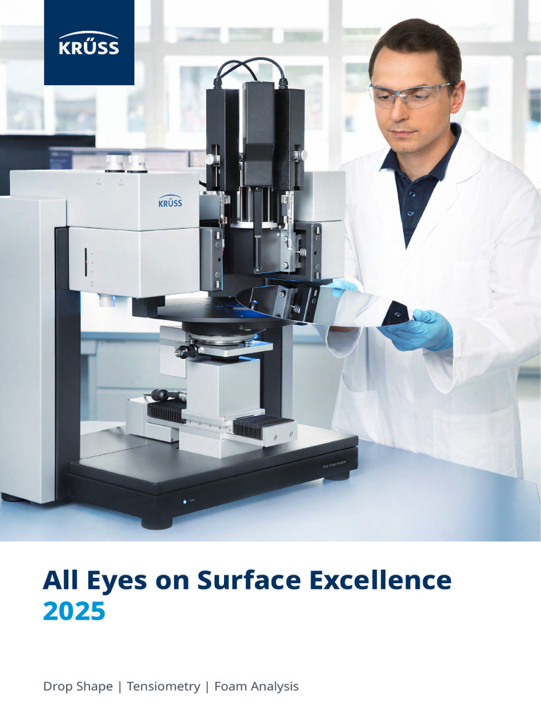 Kruss Bro Product Overview 2025 en | PDF | Wetting | Surface Tension