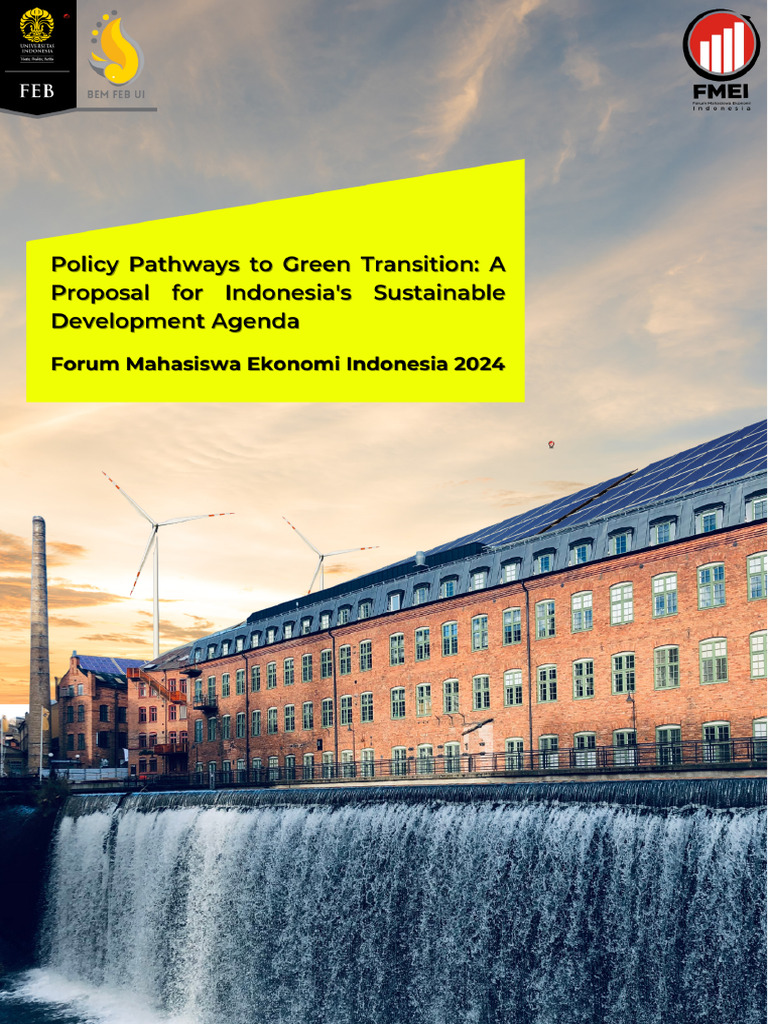 Policy Pathways To Green Transition: A Proposal For Indonesia's ...
