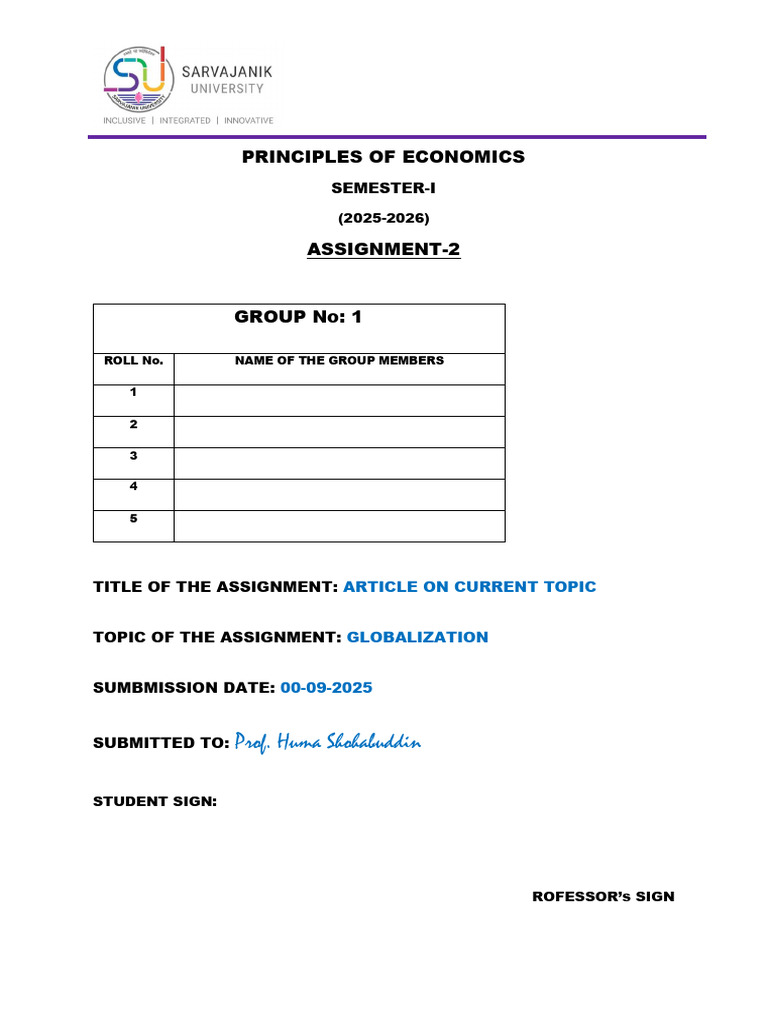 Assignment-2 - Cover Page Format | PDF