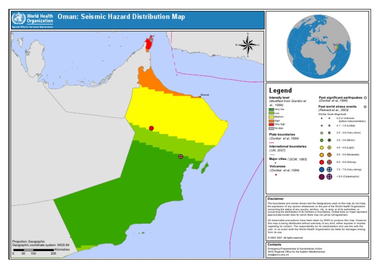 Oman Seismic | PDF