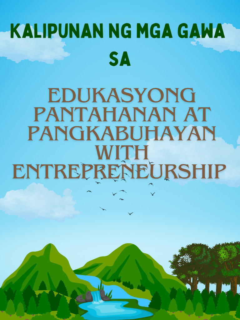 Blue Green Cute Nature Illustration Portfolio Cover A4 Document - 20250617 - 115607 - 0000 | PDF