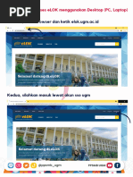 Panduan eLOK Untuk Mahasiswa UGM 2022 | PDF