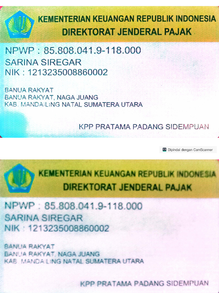 NPWP | PDF