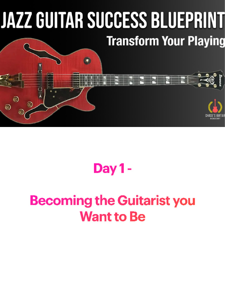 Jazz Guitar Success Blueprint - Transform Your Playing | PDF | Momentum ...