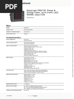 iEM3255 Energy Meter Datasheet | PDF | Electricity | Manufactured Goods