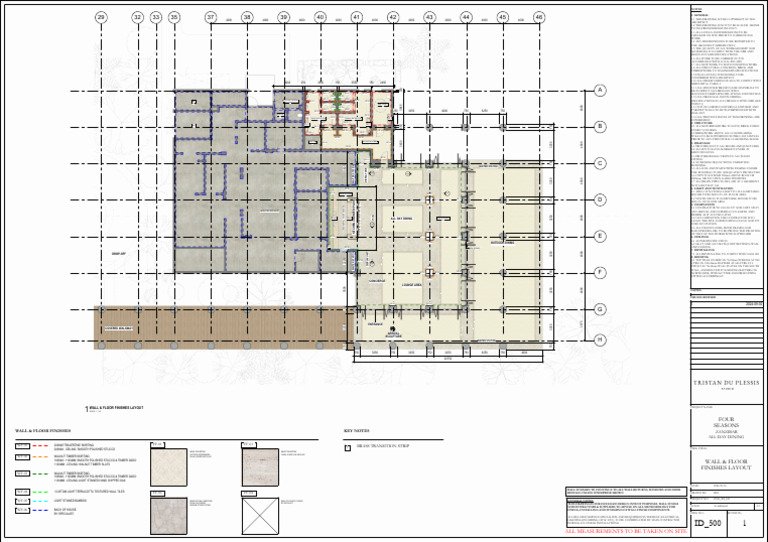 Wall & Floor Finishes Layout | PDF | Building | Architectural Design