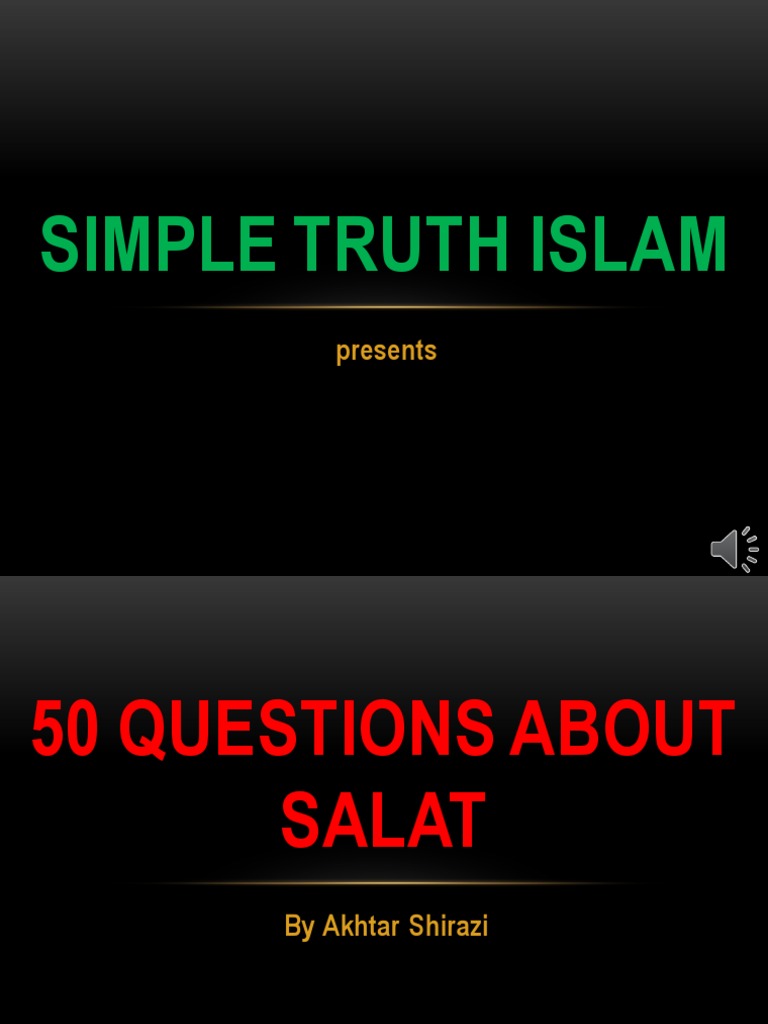50 Questions on Islamic Prayer Practices | PDF | Shia Islam | Sunni Islam