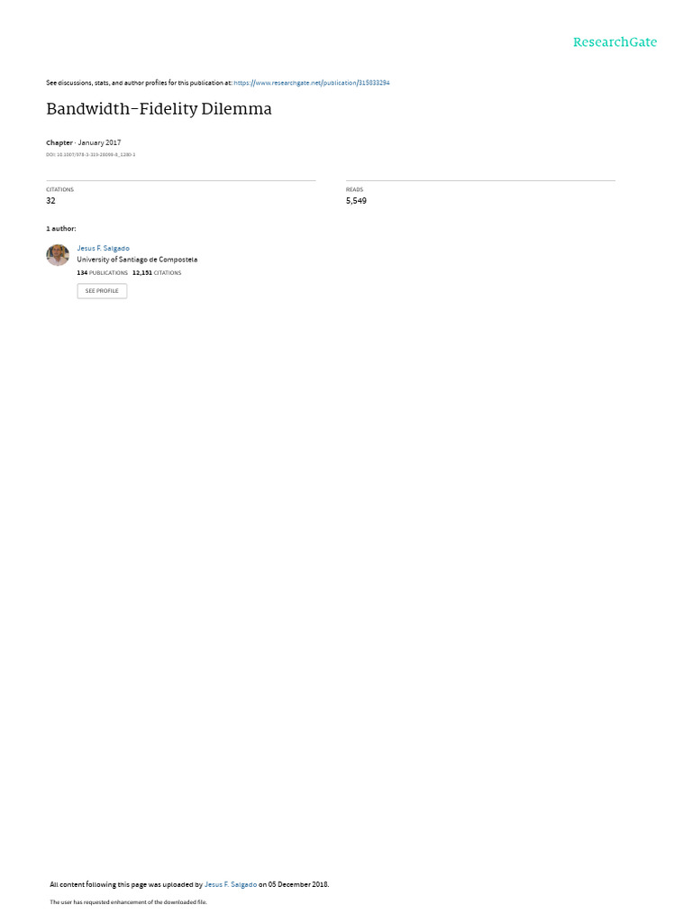 Salgado 2017 Bandwidth - Dilemma | PDF | Validity (Statistics) | Factor Analysis