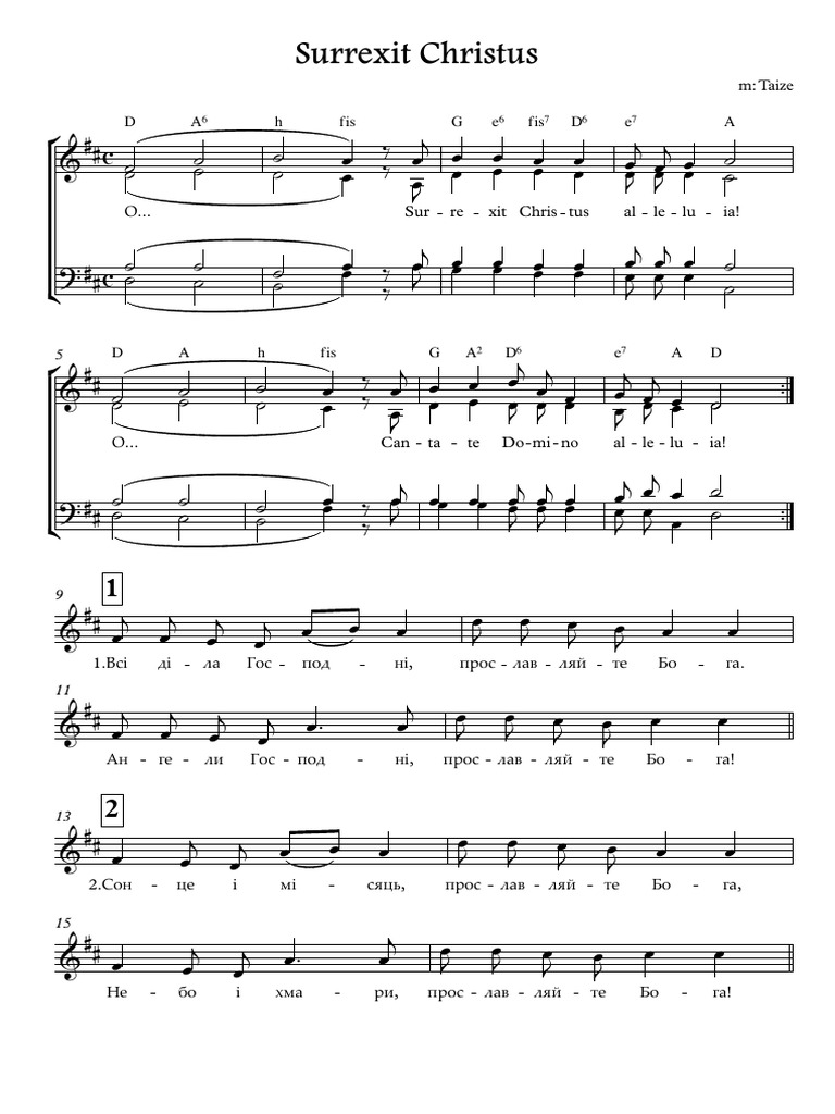 Surrexit Christus | PDF