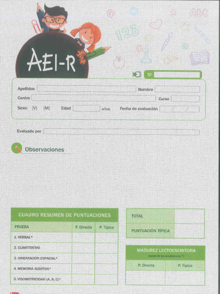 Test de AEI R | PDF