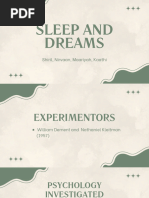 Dement and Kleitman 1957 | PDF | Rapid Eye Movement Sleep | Sleep
