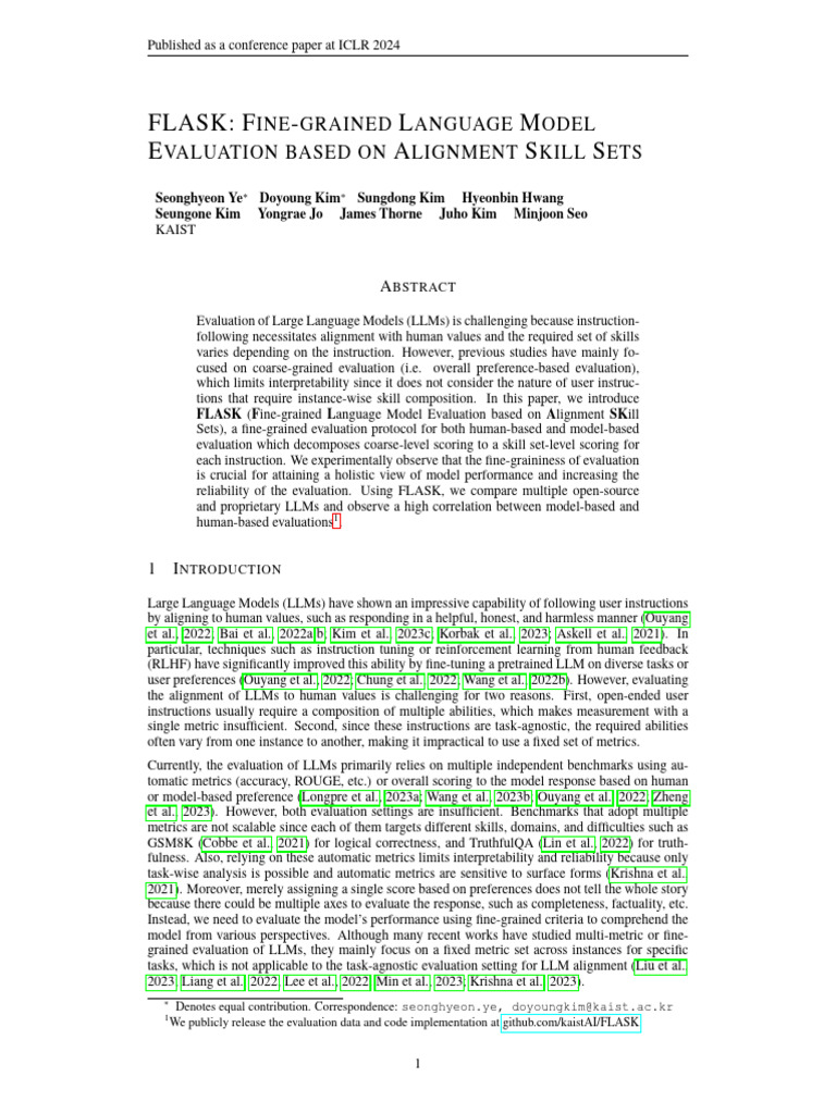 FIne Grained Language Model Research Paper | PDF | Annotation | Critical Thinking
