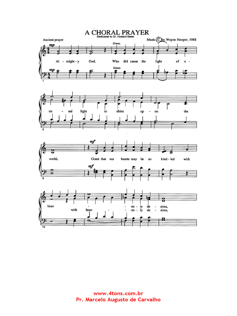Heralds-A Choral Prayer 1998 | PDF