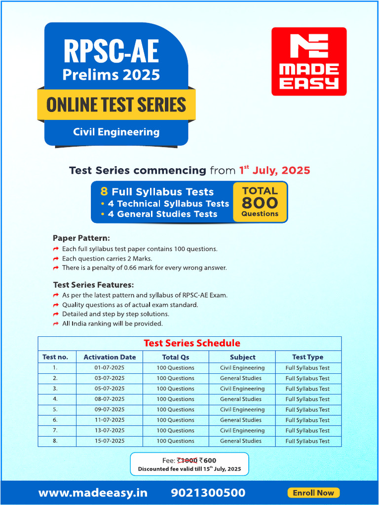 2791imguf RPSC AE 2025 OTS Schedule | PDF