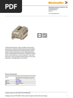 Weidmüller WDU 2.5 Technical Data Sheet | PDF | Manufactured Goods ...