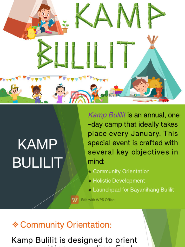 Kamp Bulilit Presentation | PDF
