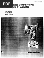 Masoneilan 71 Domotor | PDF