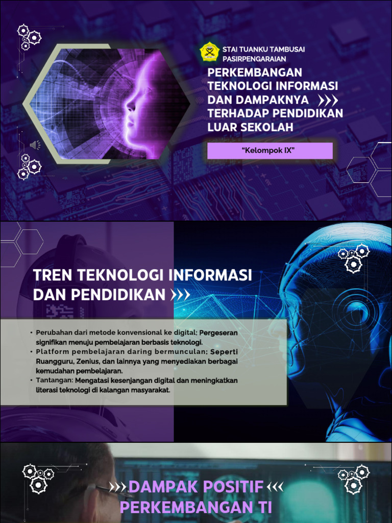 Perkembangan Teknologi Informasi Dan Dampaknya Terhadap Pendidikan Luar Sekolah | PDF