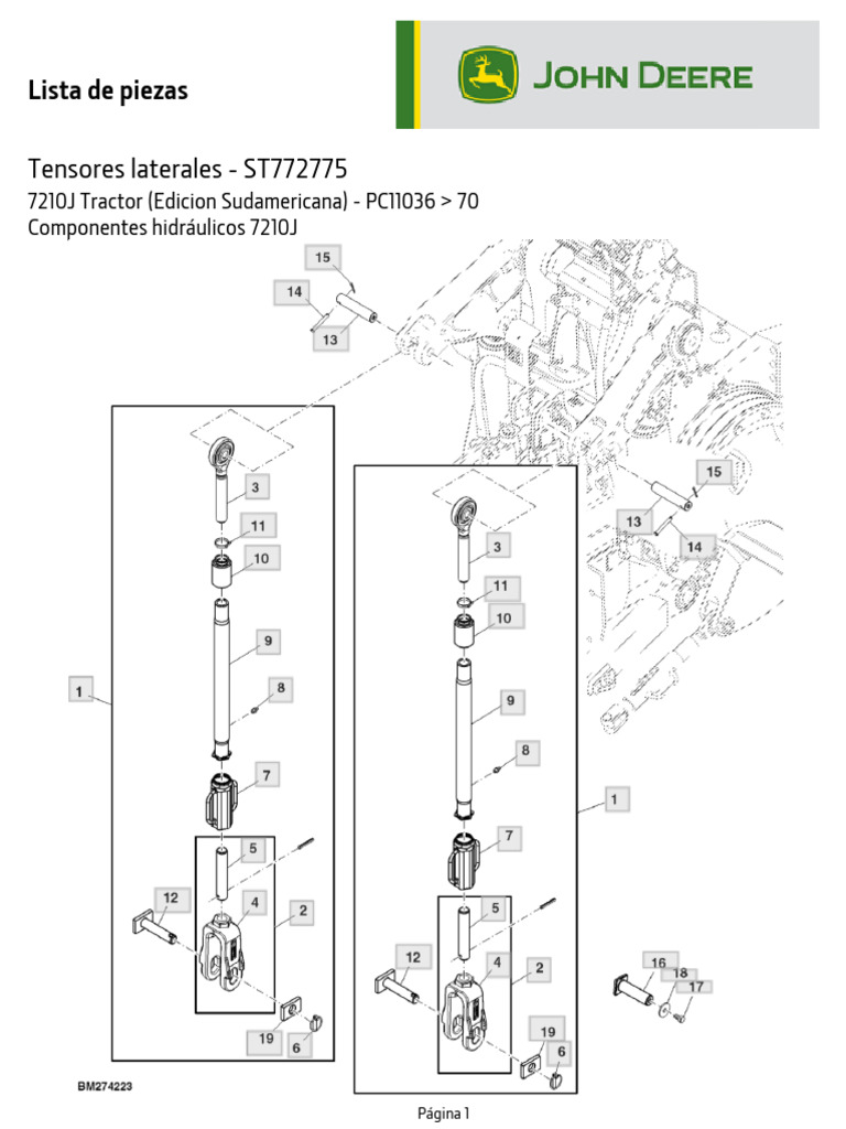 Pasadores Barras Tensoras 7210J | PDF